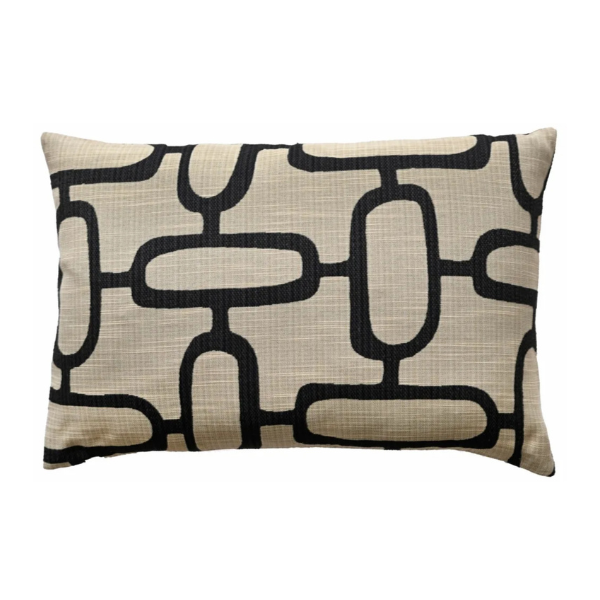 Black Ivor Honeycomb Cushion - Interior Thirteen