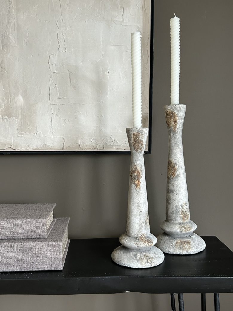 Distressed Candlestick - Interior Thirteen